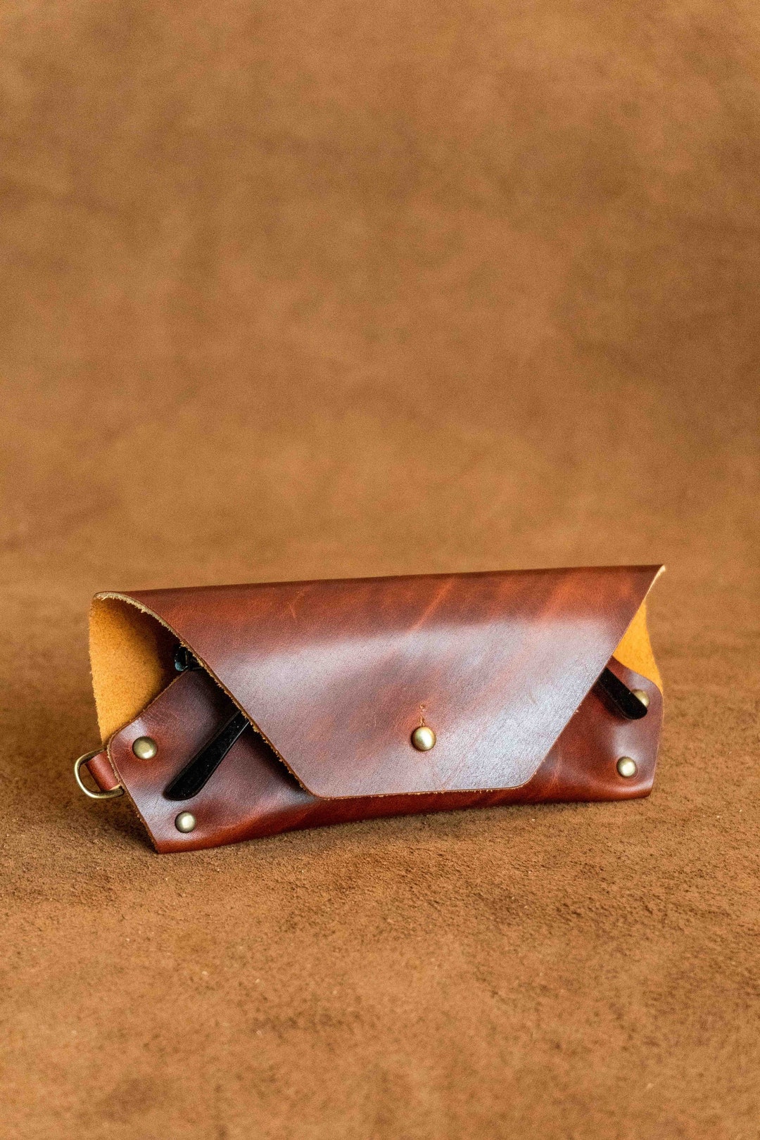 Leather Glasses Case, Leather Glasses Box, Case for Glasses, Gift ...