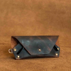 Leather Glasses Case, Leather Glasses Box, Case for Glasses, Gift ...