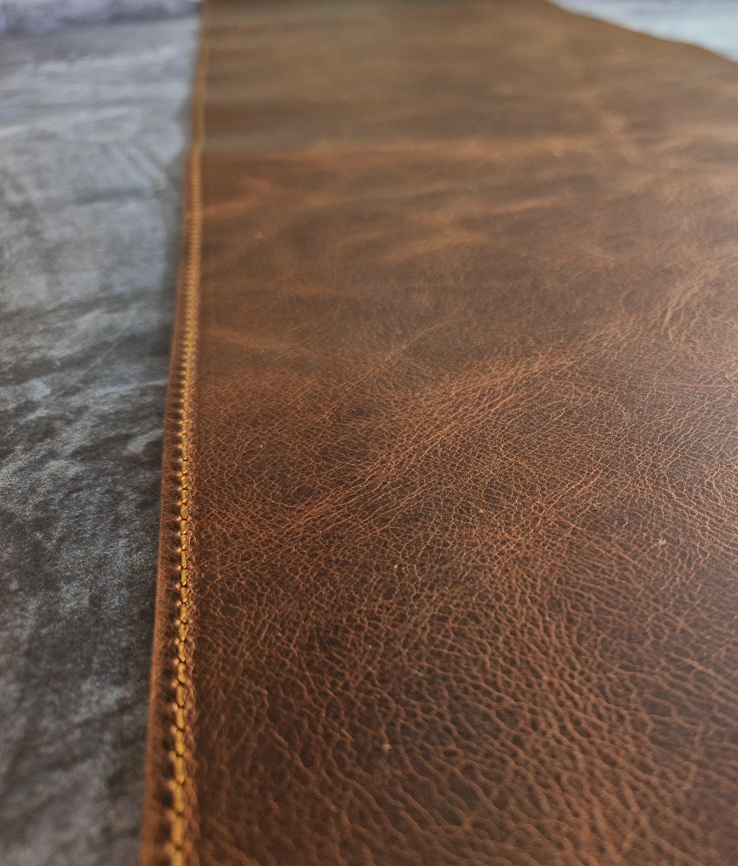 Handmade Leather Table Runner, Custom Dining Table Mat, Desk Pad - Etsy