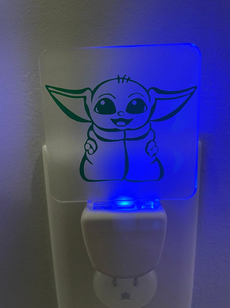 Baby Yoda Grogu LED Night Light - Etsy