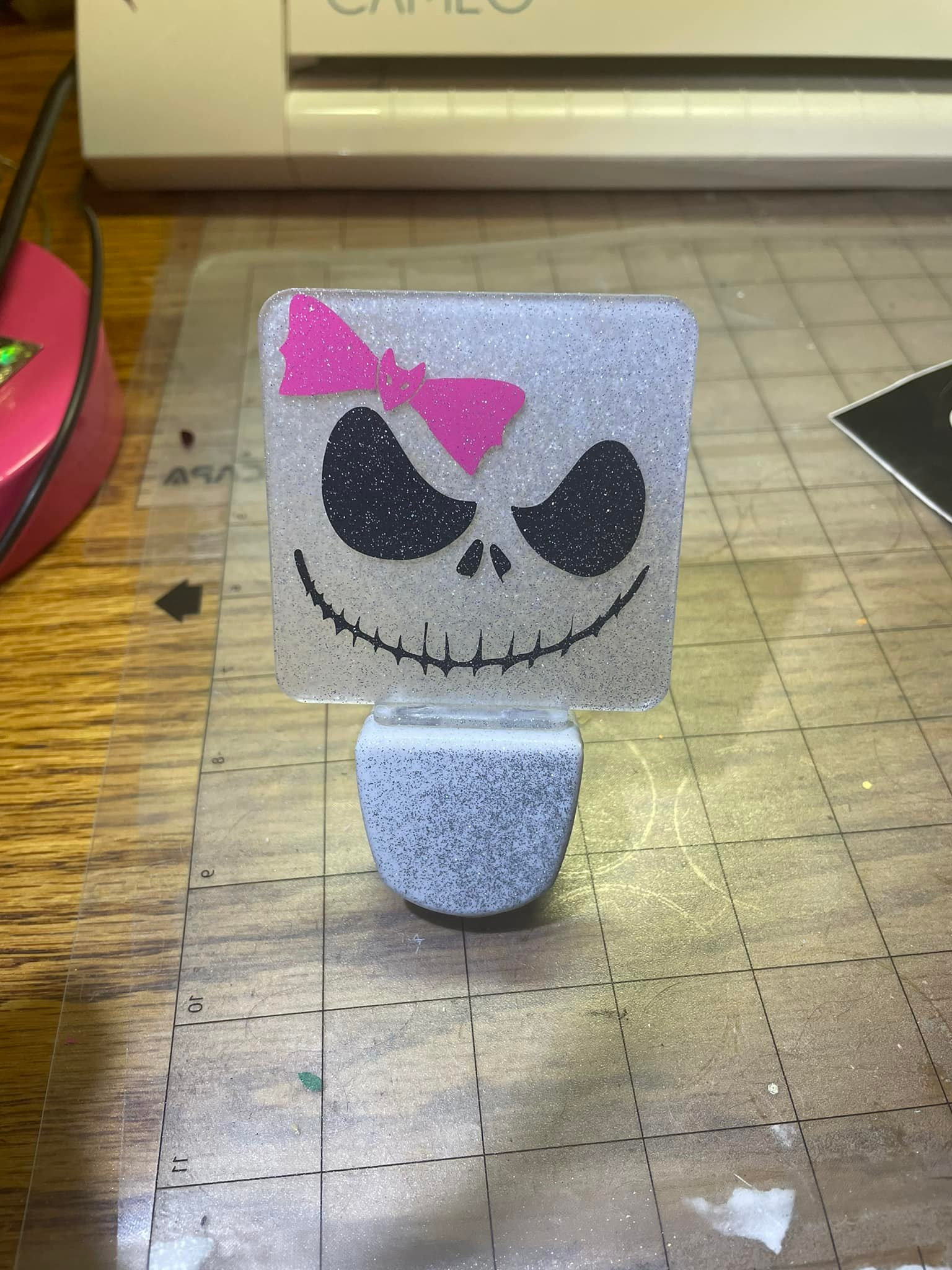 Nightmare Before Christmas Jack Skellington Bow Night Light - Etsy