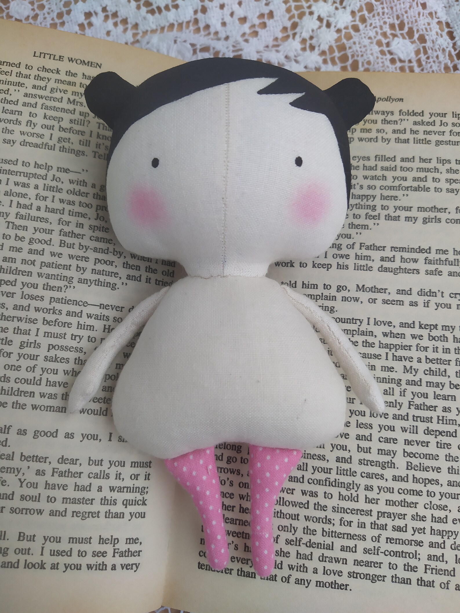 Tilda Sweetheart Doll - Handcrafted Delightful Decor - Etsy