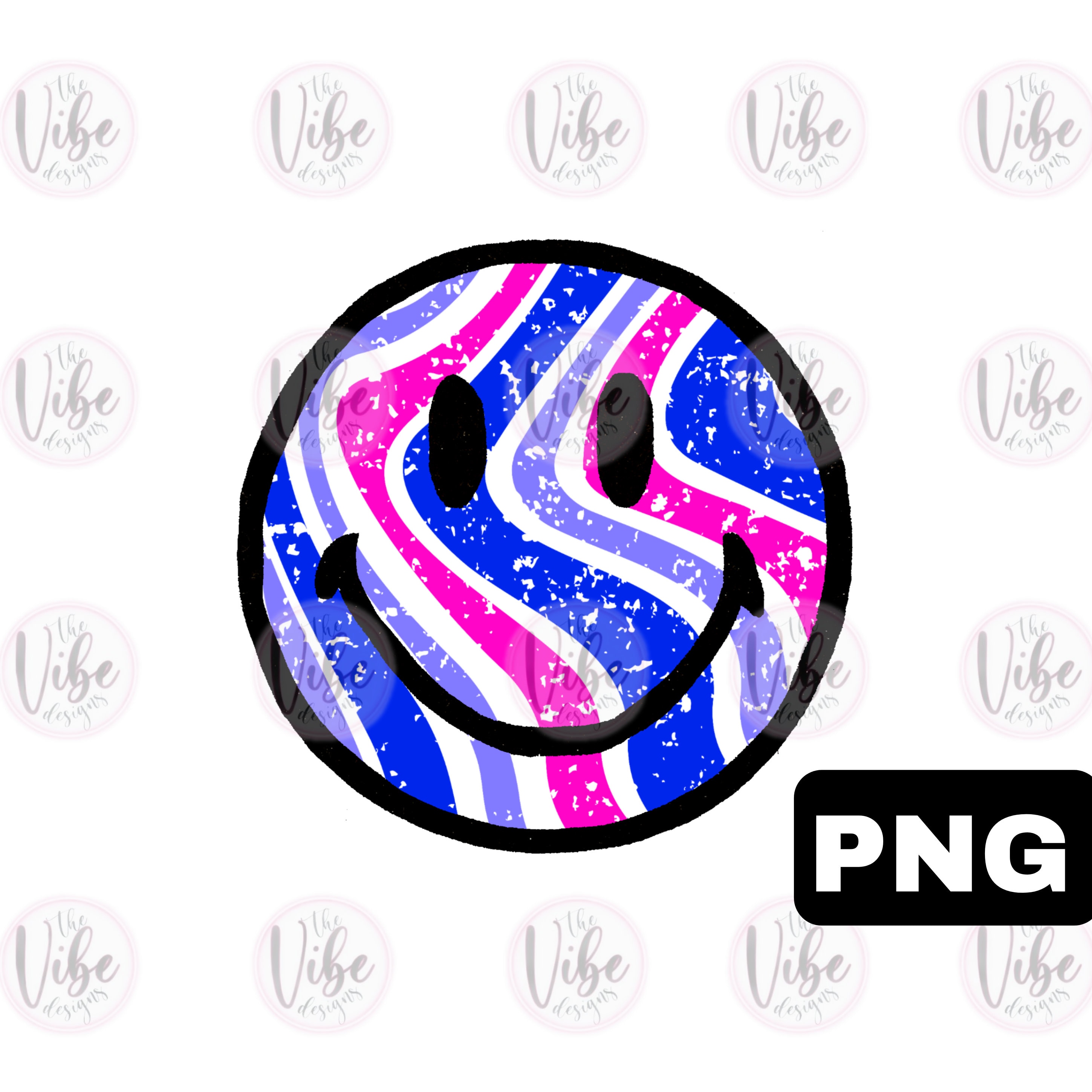 Bluepink Swirl Smiley Png, Blue Smiley Png, Cute Smiley Png - Etsy
