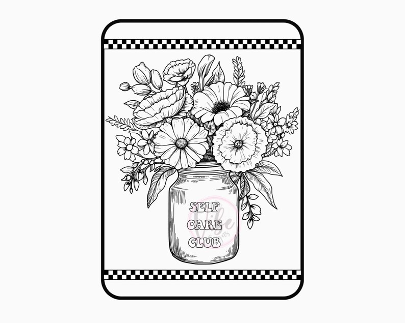 5 Printable Self Love Coloring Pages, Positive Coloring Packet,self ...