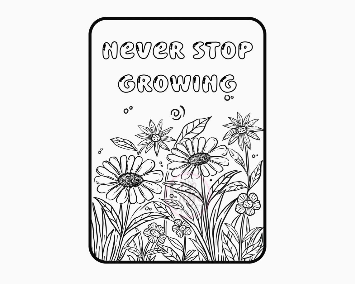 5 Printable Self Love Coloring Pages, Positive Coloring Packet,self ...