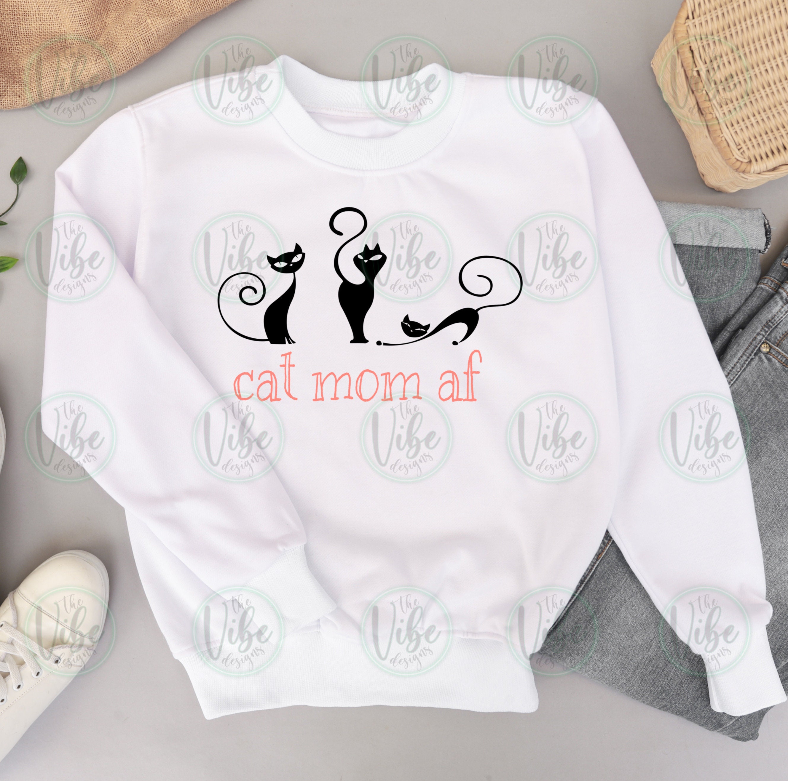 Cat Mom PNG, Sublimation Cat Mom AF Png, Cat Mom Clip Art, Cat Momma ...