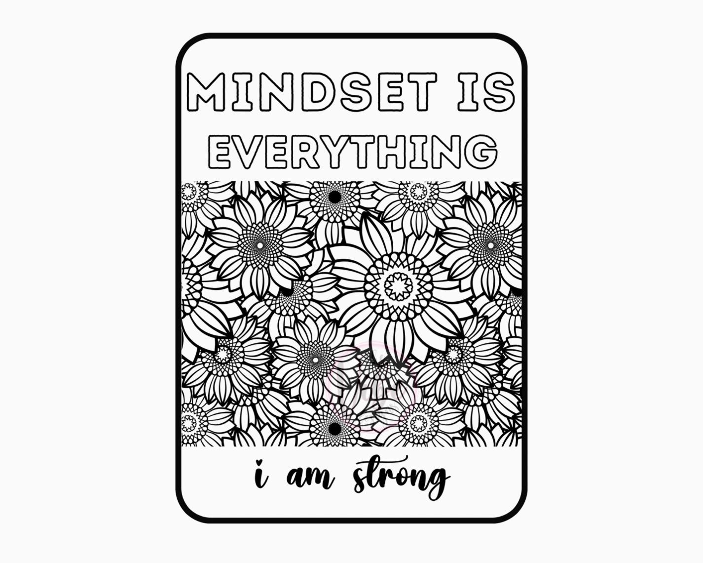 5 Printable Self Love Coloring Pages, Positive Coloring Packet,self ...