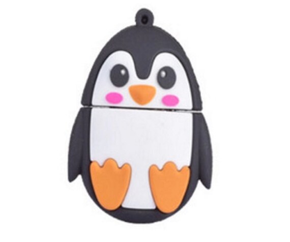 Pendrive Pen Drive USB Clé capacity 64GB Penguin - Etsy