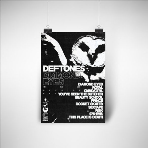 Deftones Diamond Eyes Poster - Etsy