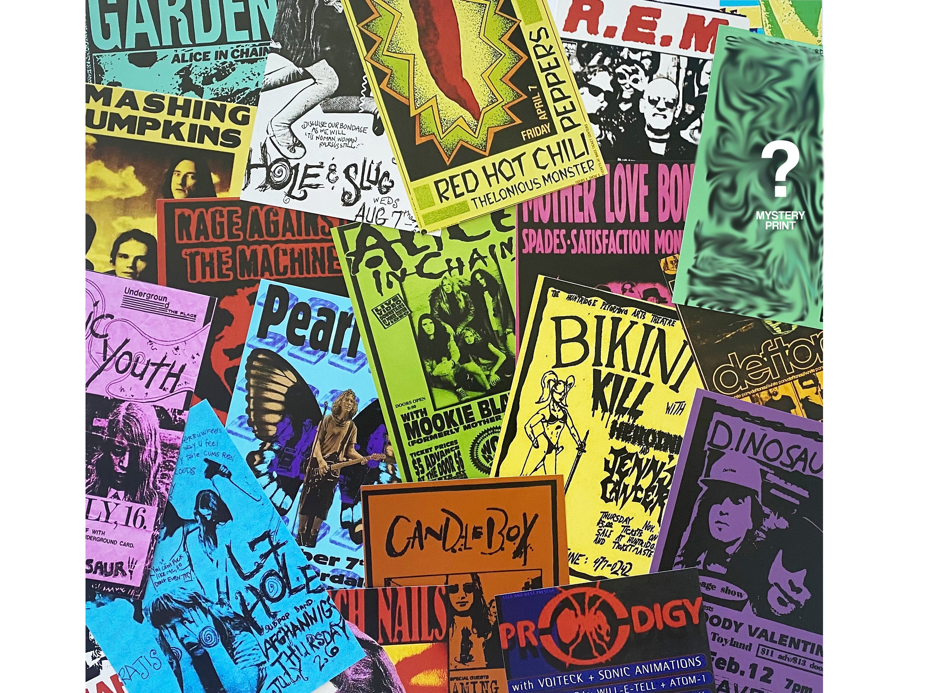 Grunge / Rock Wall Collage 20 Physical Prints - Etsy UK