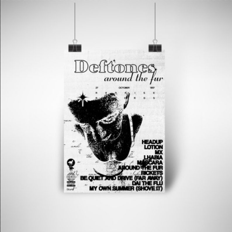 Deftones Around the Fur Digital Download Poster Print - Etsy