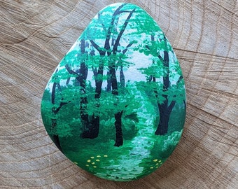 Hand Painted Forest - Etsy