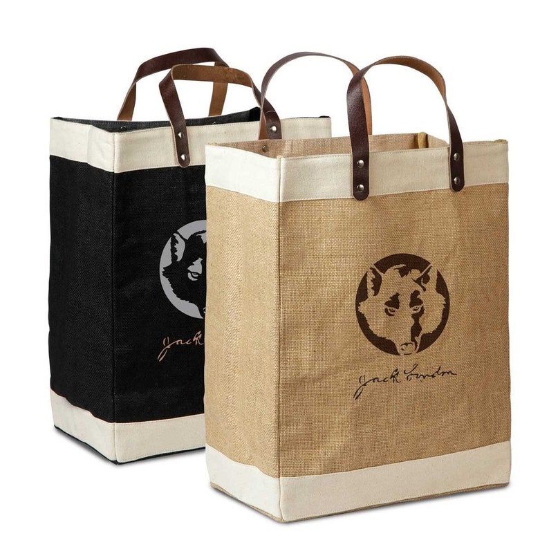 Jute Bag With Name Personalized Jute Bags Black Jute Burlap - Etsy