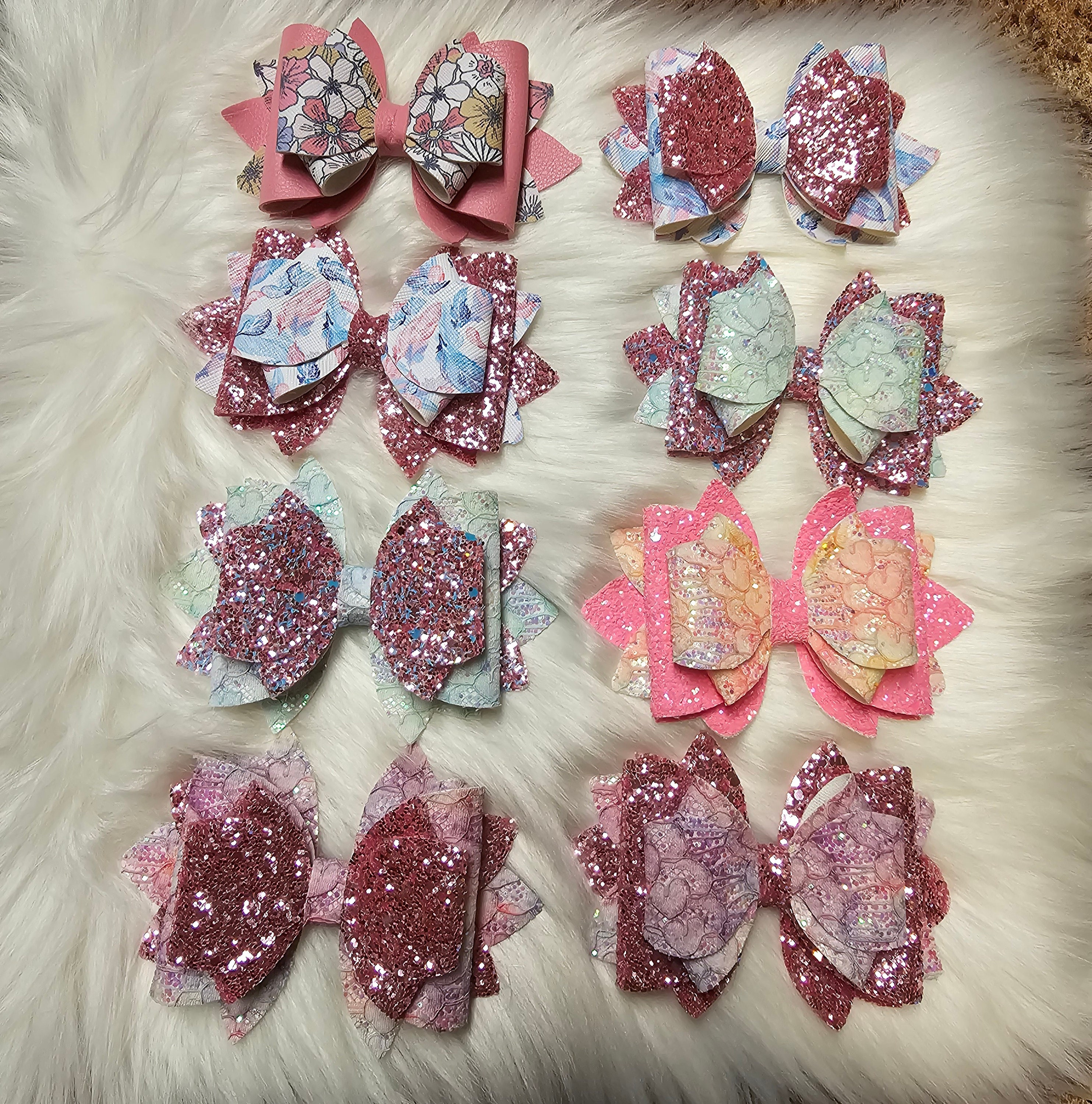 Pink Tumbler Bows - Etsy