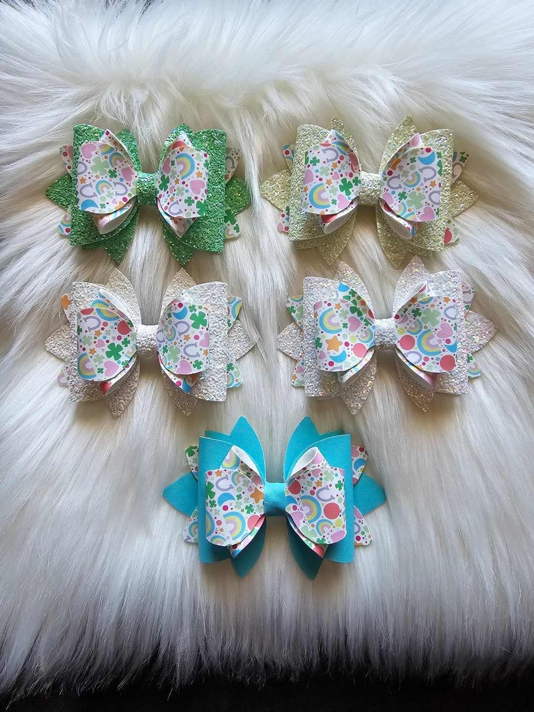 I'm Feeling Lucky Straw Bow Toppers - Etsy