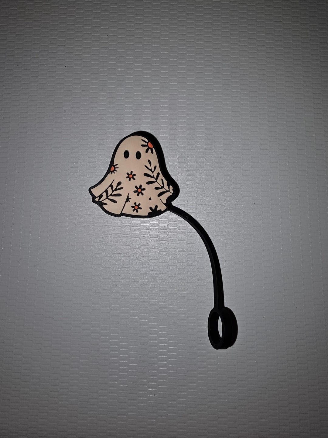 Flower Ghost Straw Topper - Etsy