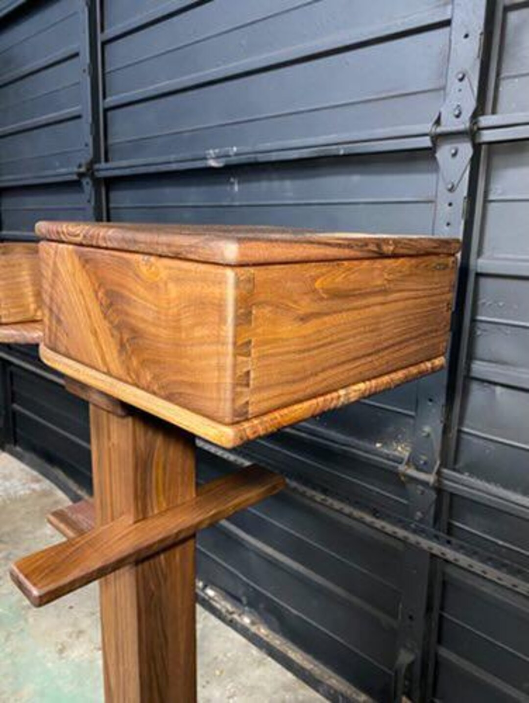 Free-standing Walnut Police Gear Stand – Solid, Ethically Harvested ...