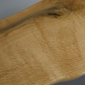 Convex Solid Oak Bench - Etsy