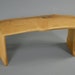 Convex Solid Oak Bench - Etsy