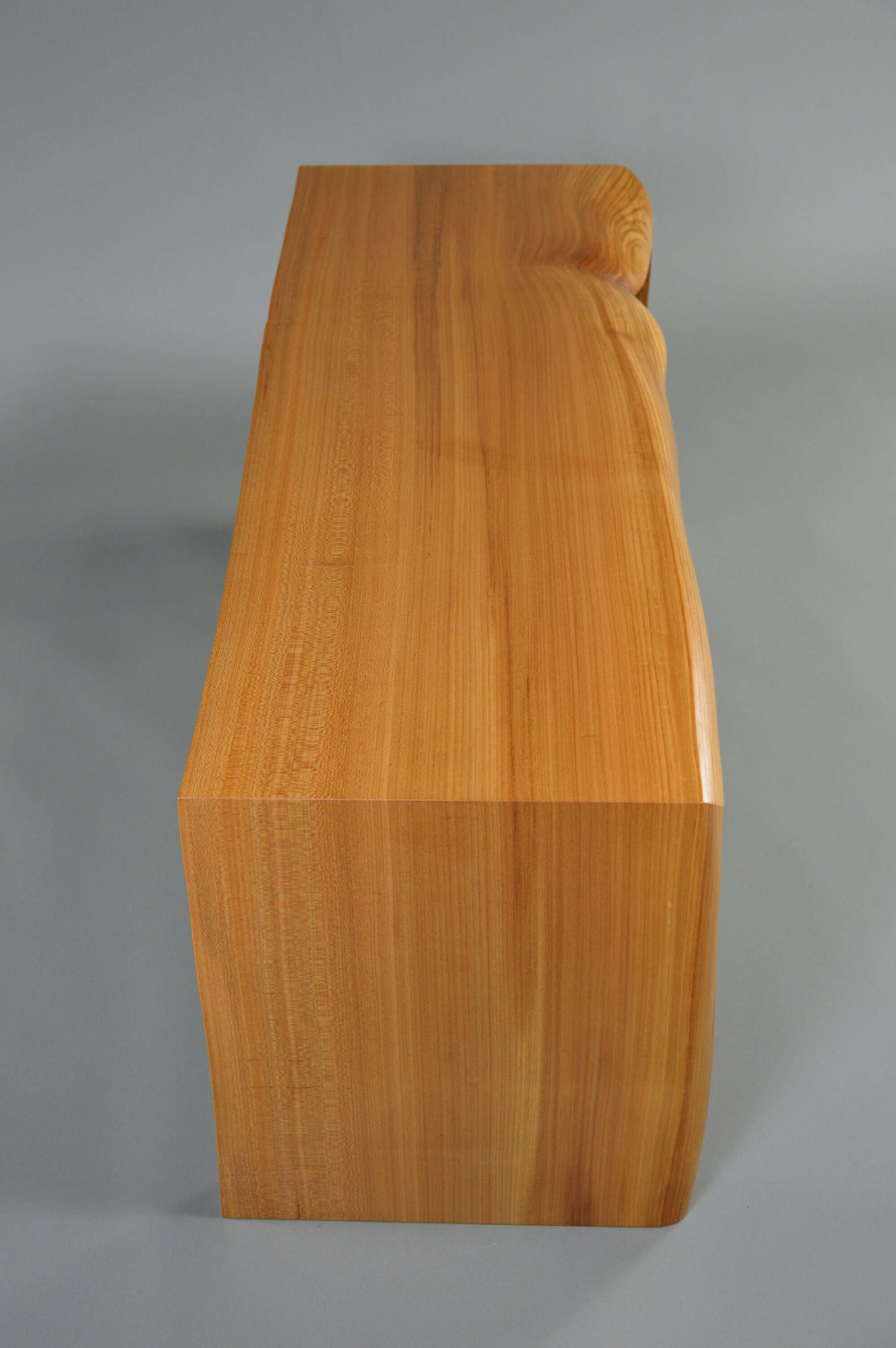 Elm Wiggle Live Edge Bench - Etsy