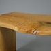 Convex Solid Oak Bench - Etsy