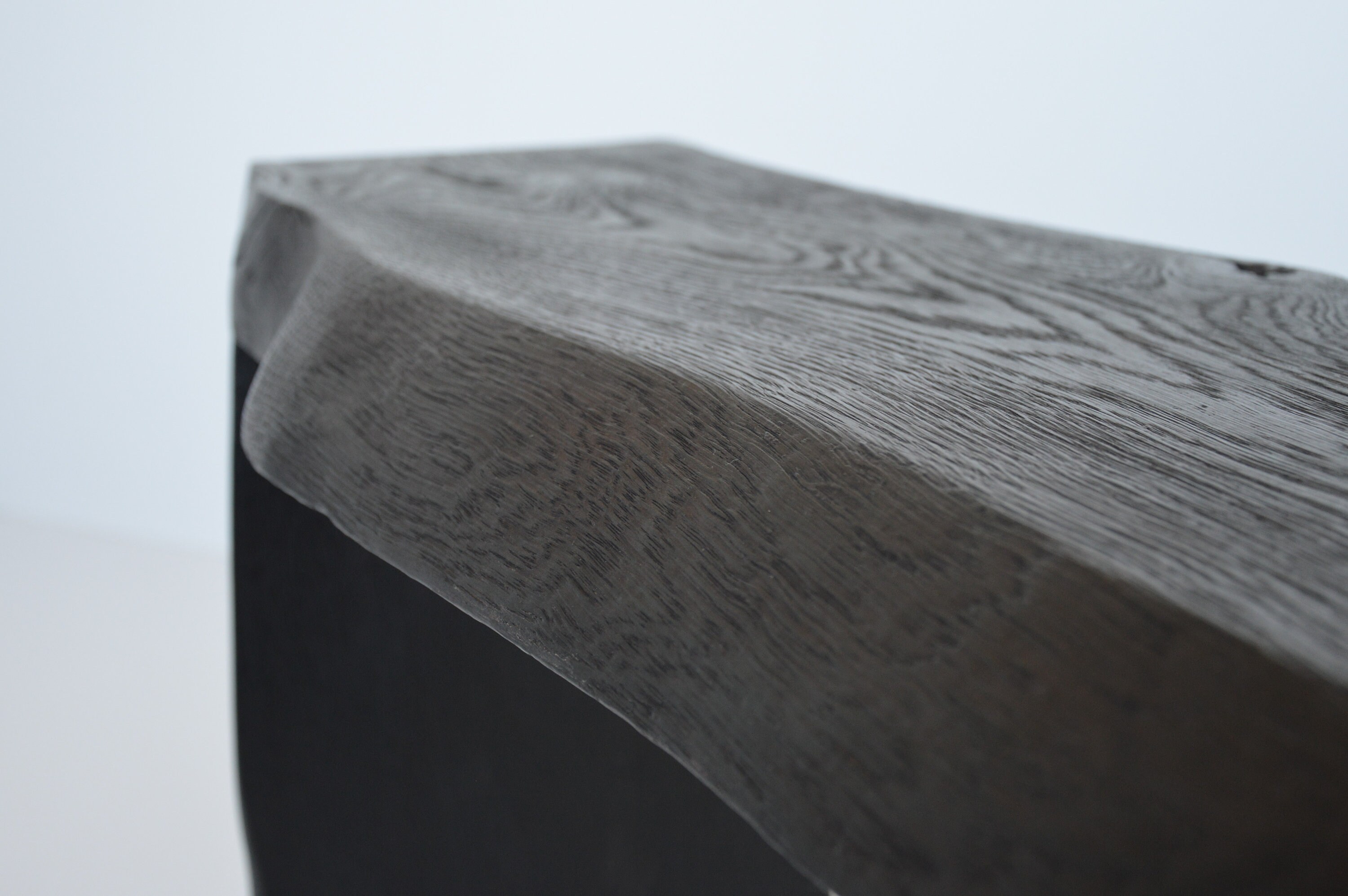 Scorched Black Oak Bench - Etsy