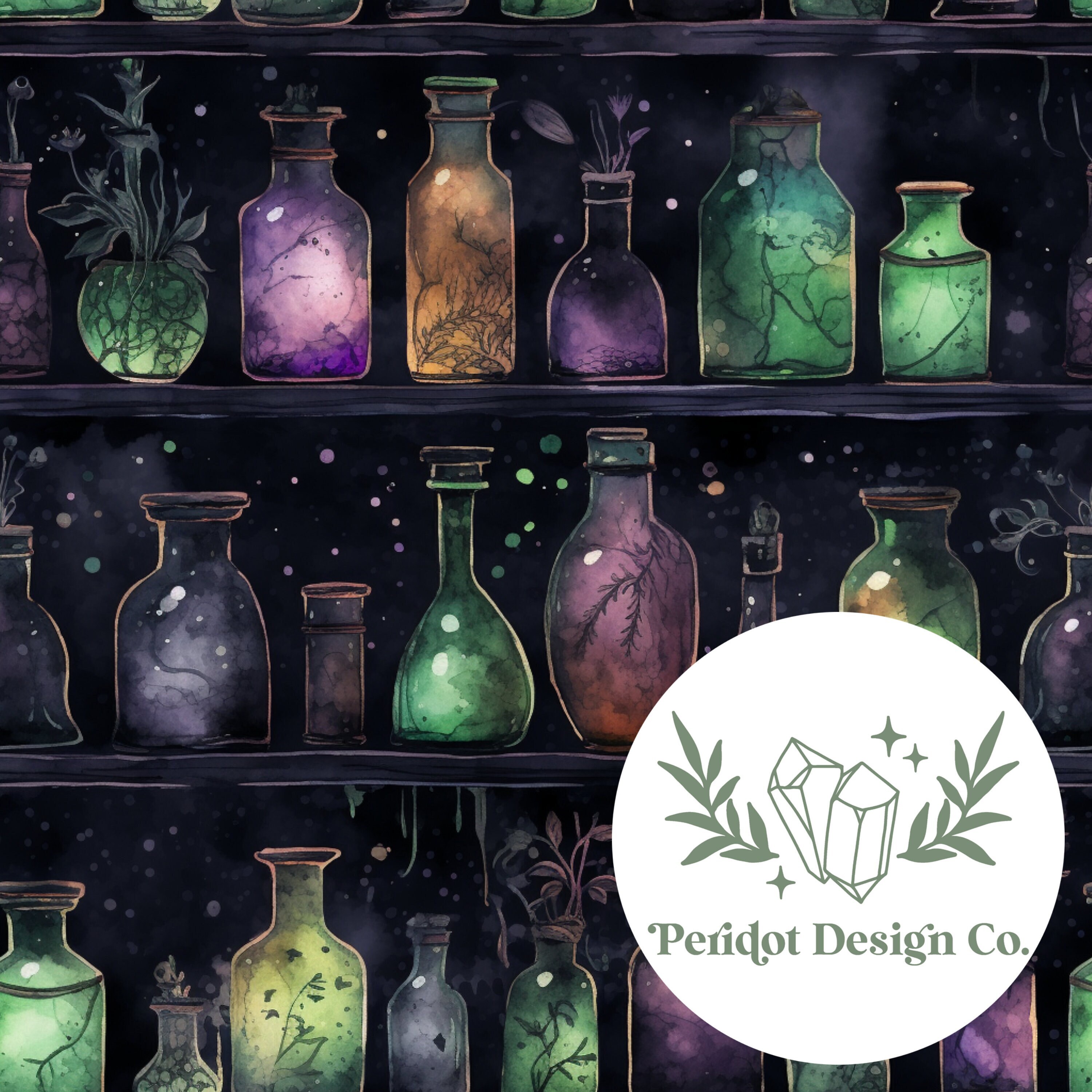 Spooky Potions Seamless File for Personal and Commercial Use (file ...