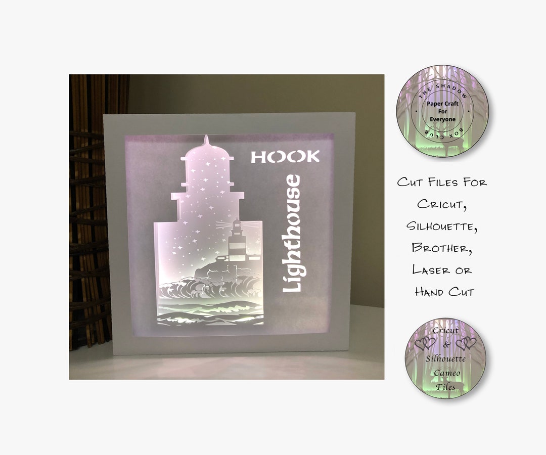 Lighthouse 3D Shadow Box SVG Layered Card Stock Cut Files for Cricut ...