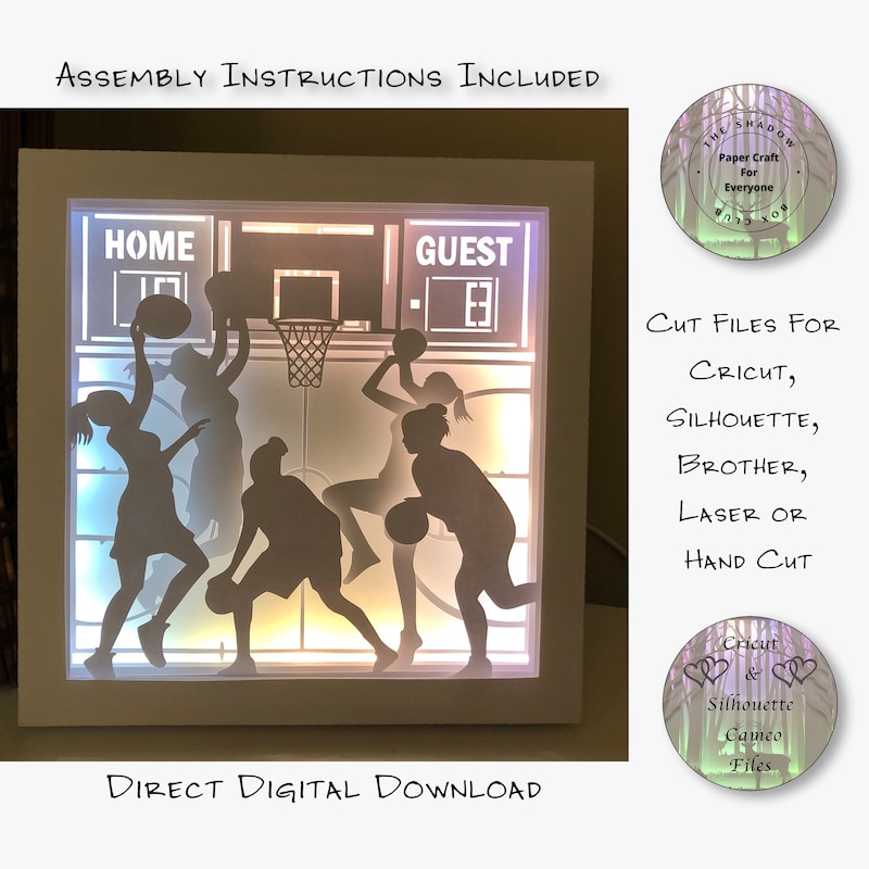Basketball Shadow Images - Etsy UK