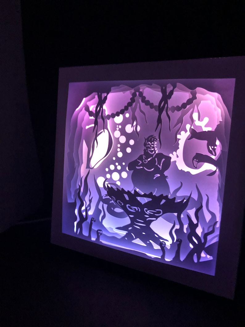 Mermaid Shadow Box SVG Layered Card Stock Cut Files for - Etsy