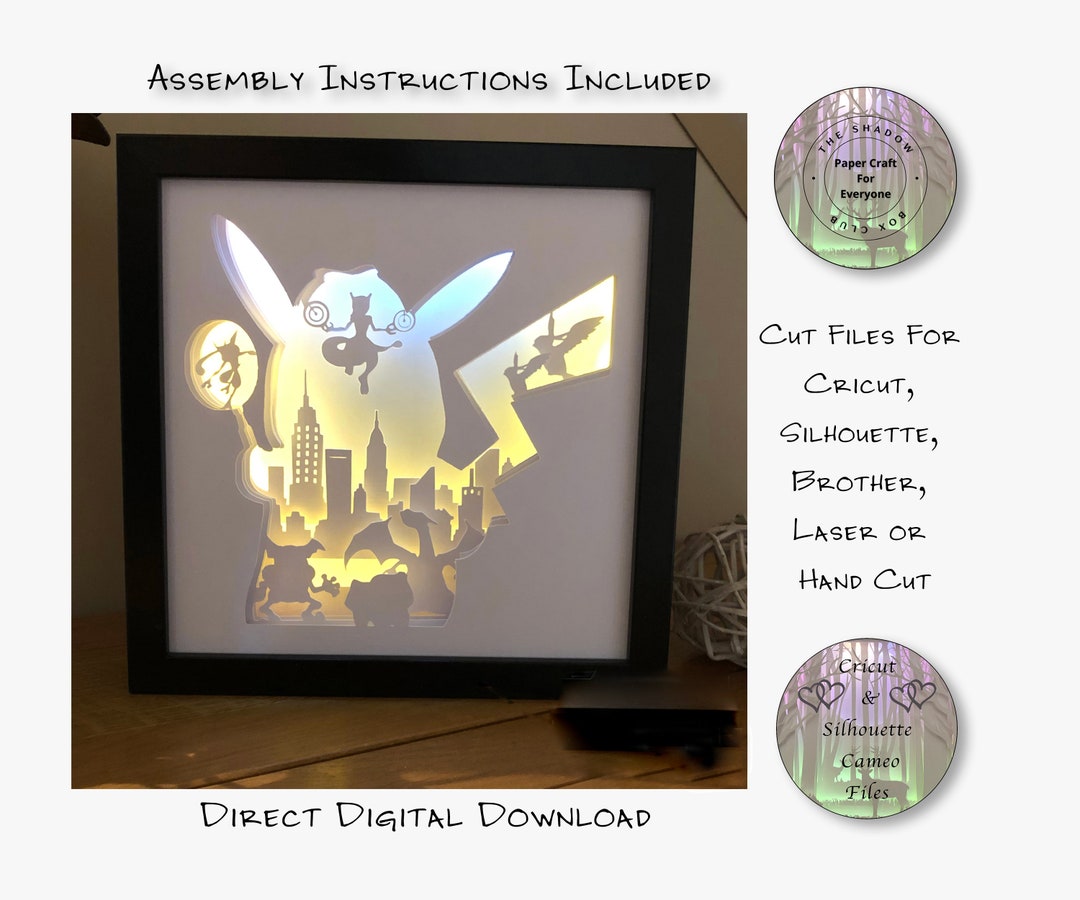 Gamer Shadow Box SVG, Layered Card Stock Cut Files for Cricut ...