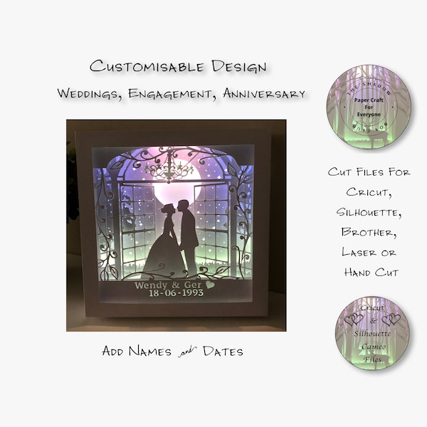 Wedding Shadow Box - Etsy