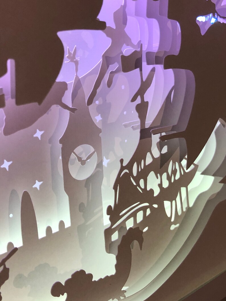 Pirate Shadow Box Paper Cut Lightbox SVG (digital Download) - Etsy