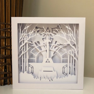 Gamer Shadow Box SVG, Layered Card Stock Cut Files for Cricut ...