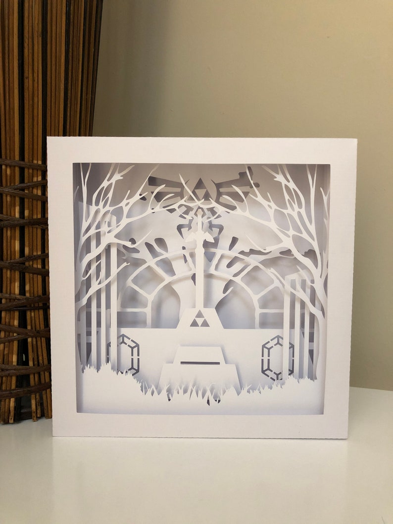 Gamer Shadow Box SVG, Layered Card Stock Cut Files for Cricut ...