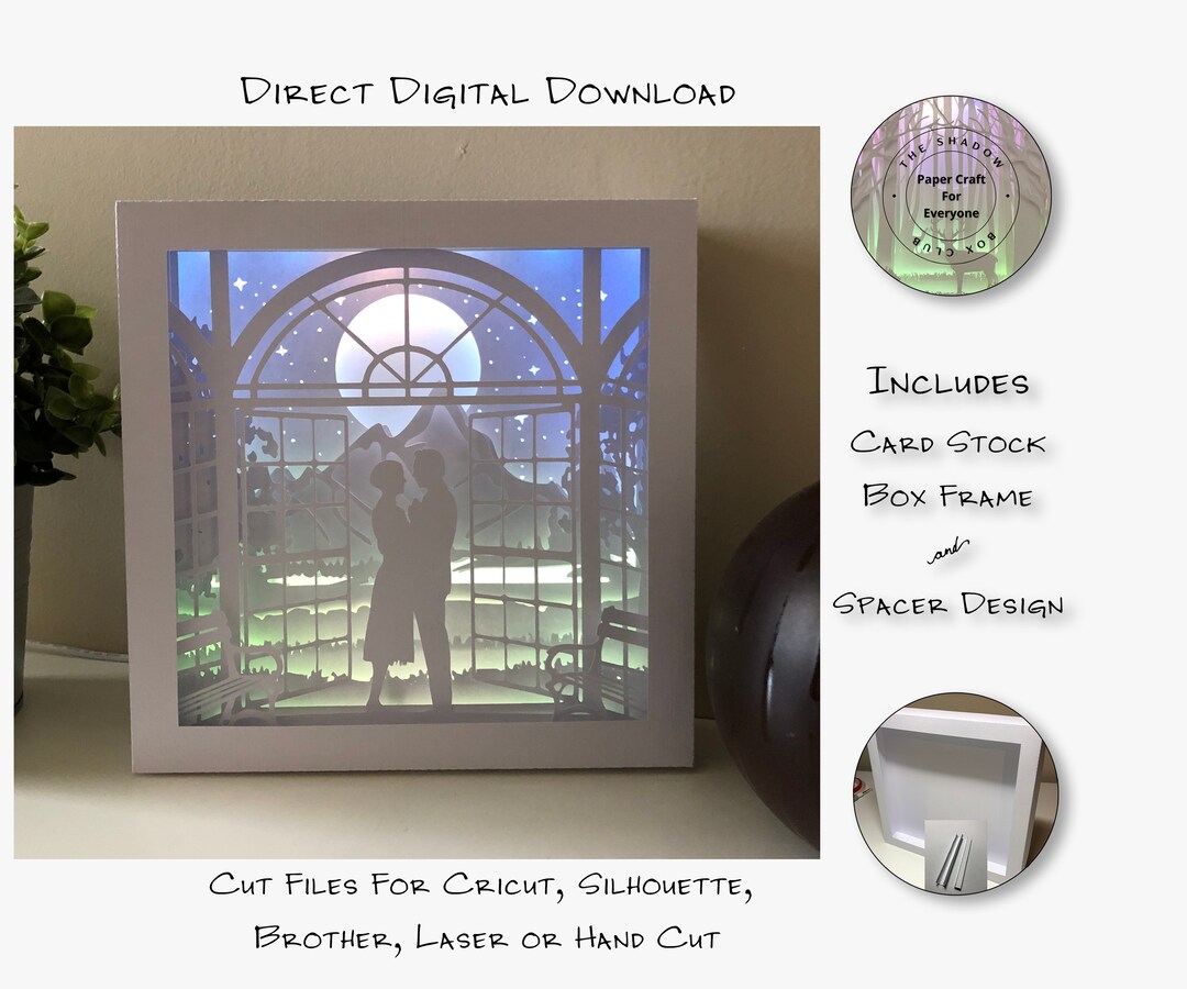 Music in the Alps Shadow Box Paper Craft 3D Light up Wars - Etsy