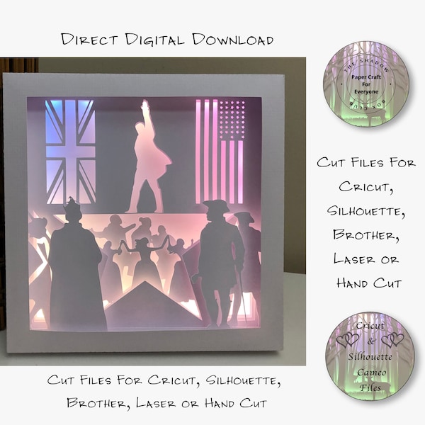 Musical Shadow Box Svg - Etsy