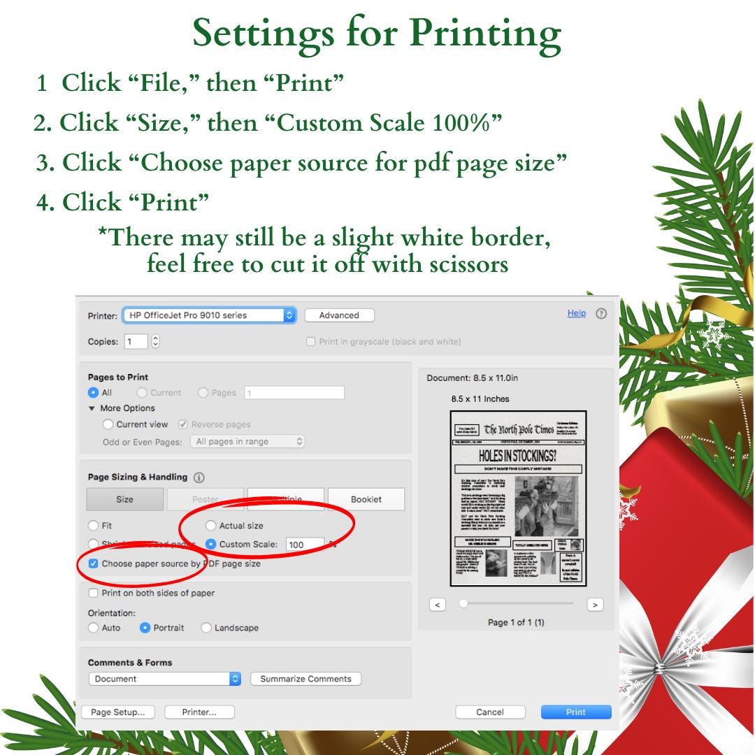 The 2024 North Pole Times Printable Newspaper Edition is Here! 24 Days ...