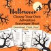 Halloween Scavenger Hunt! Choose Your Own Adventure Halloween Printable ...