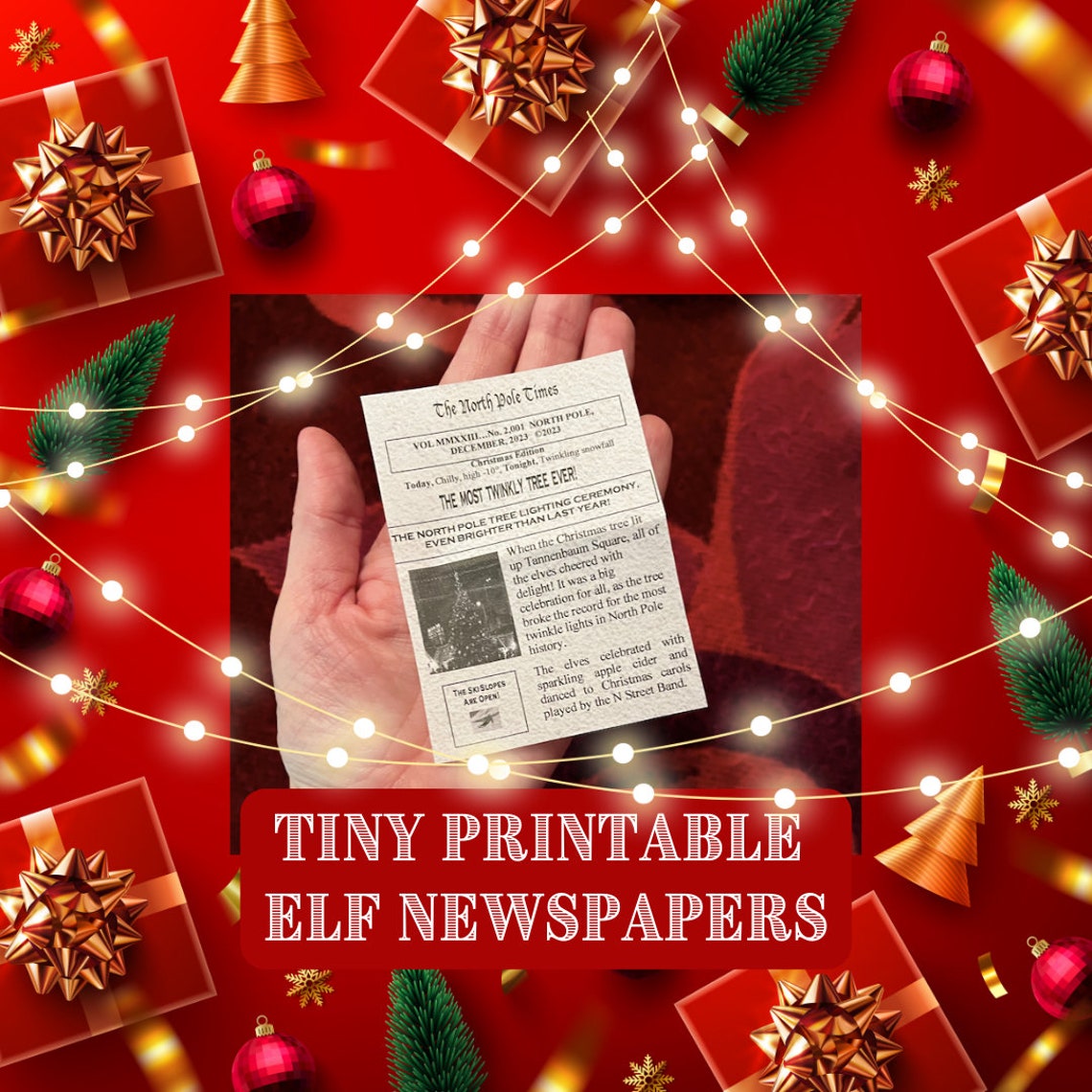 Mini Elf Printable Newspapers Direct From the North Pole! - the North ...