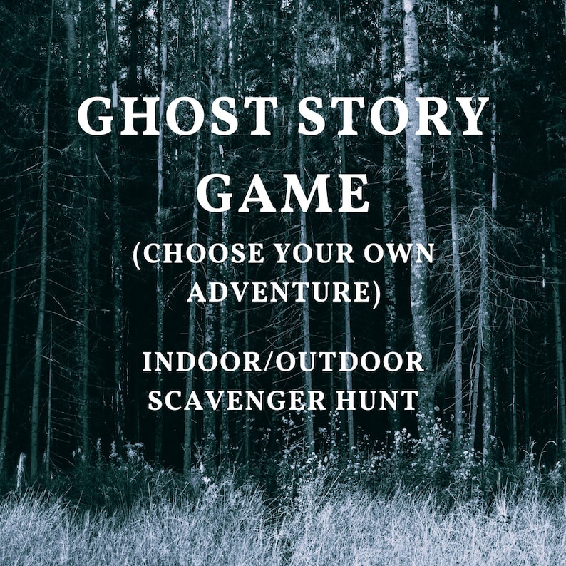 Ghost Story Game Choose Your Own Adventure Party Game Indoor Outdoor ...