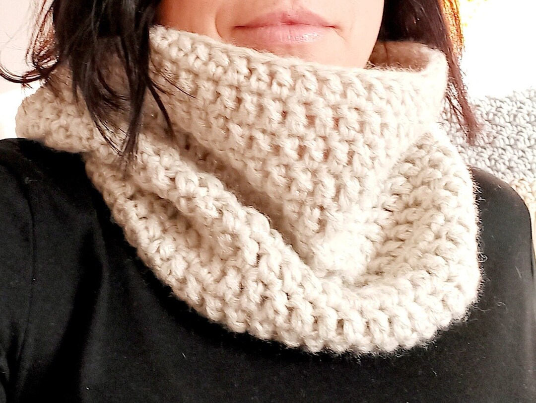 Crochet Snood | Soft | Snuggly | Sparkly | Cotton | Wool - Etsy UK