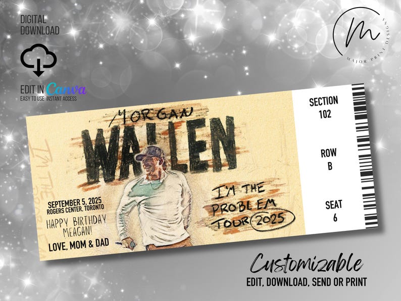 INSTANT DIGITAL DOWNLOAD | Personalized Editable Printable Wallen I'm ...