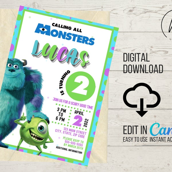 Monsters Print - Etsy