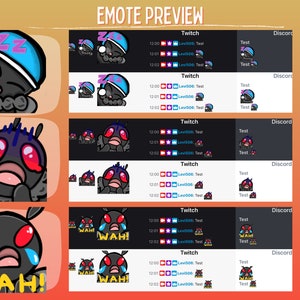 Mega Pack of 22 Mothman Emotes | Emote Set for Twitch or Discord ...
