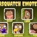 Sasquatch Emote Set for Twitch or Discord | Cryptid | Monster ...