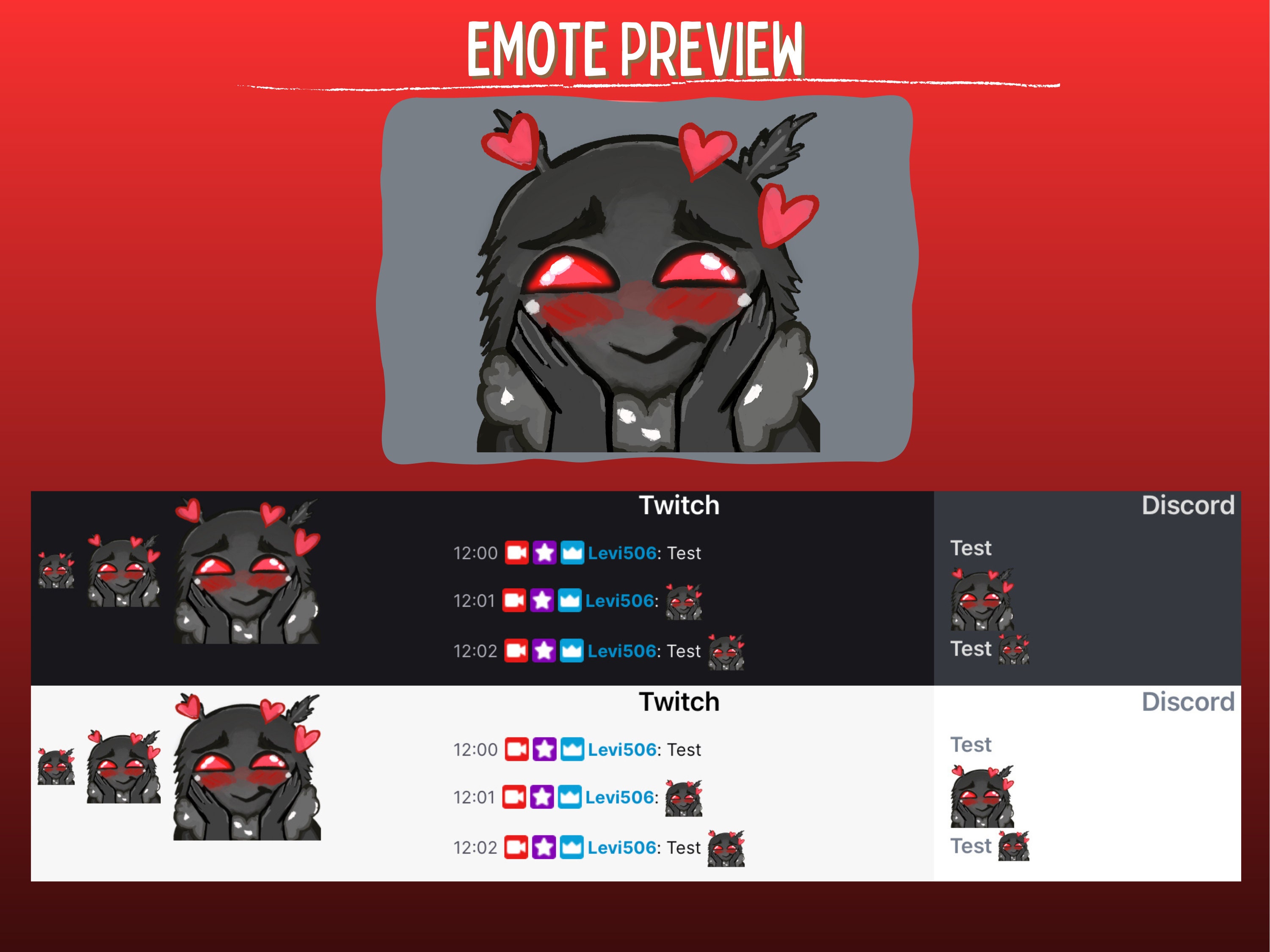 Mothman Emote Pack 3 for Twitch, Discord or Youtube - Etsy