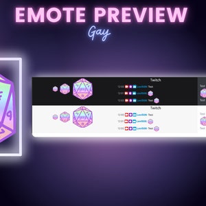D20 Twitch or Discord Emote Set | Dice | Natural 20 | Crit Fail | Dnd ...