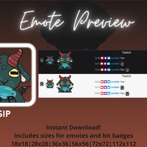 Baphomet Emotes | Cute Demon / Devil Emote Pack for Discord or Twitch ...