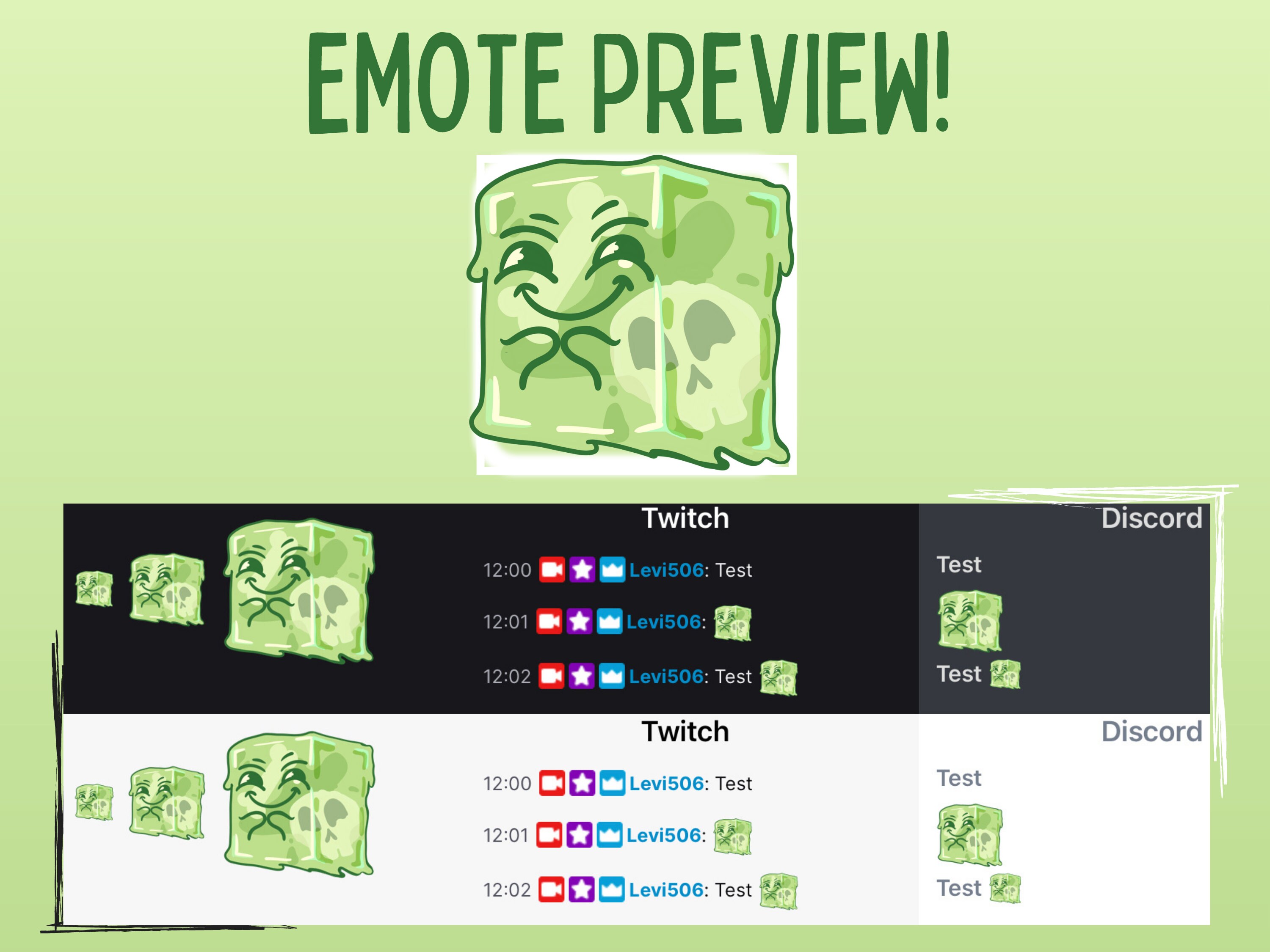 Gelatinous Cube Emotes for Twitch or Discord D&D Monster Emote Set ...